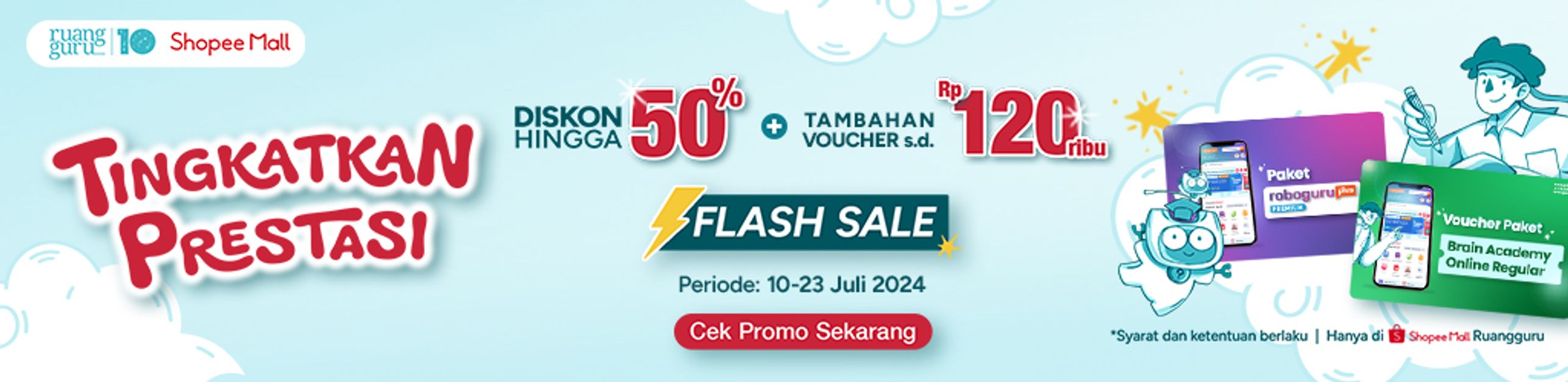 DISKON HINGGA 50% + Tambahan VOUCHER DISKON S.D. RP120.000 untuk ...