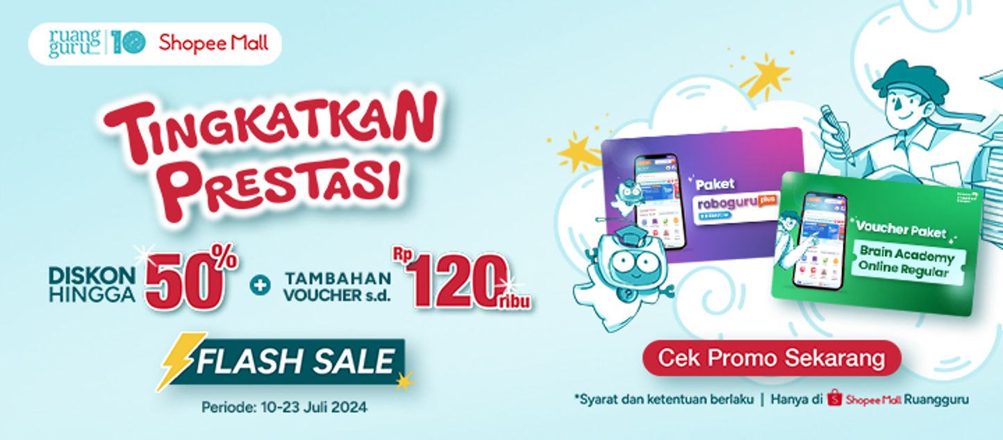 Promo Ruangguru Terbaru & Terlengkap, Diskon Up To 78%!