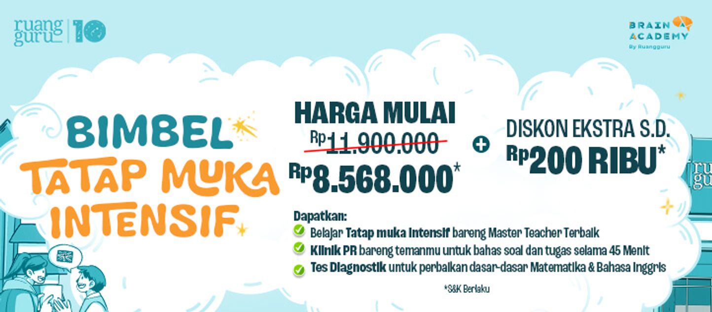 Promo Ruangguru Terbaru & Terlengkap, Diskon Up To 78%!