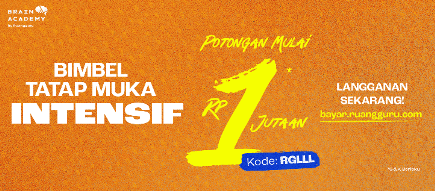 Promo Ruangguru Terbaru & Terlengkap, Diskon Up To 78%!