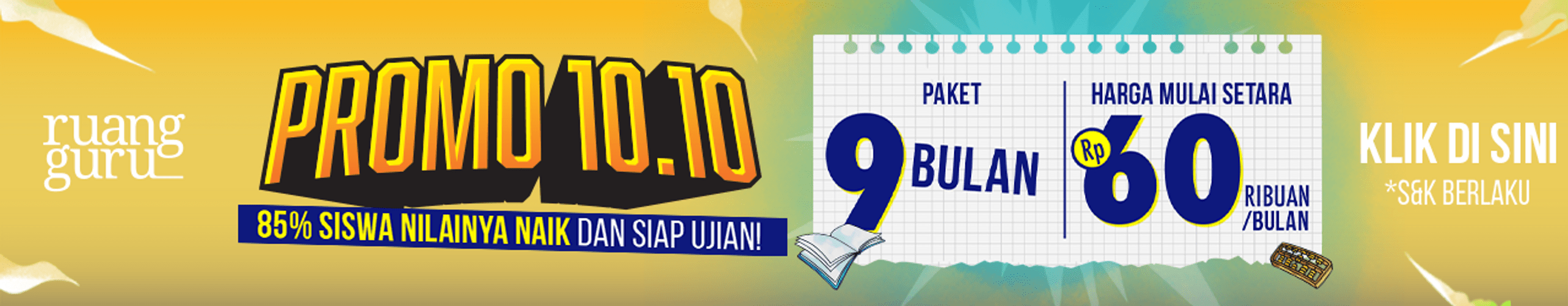 PROMO 10.10 SOLUSI TINGKATKAN NILAIMU!