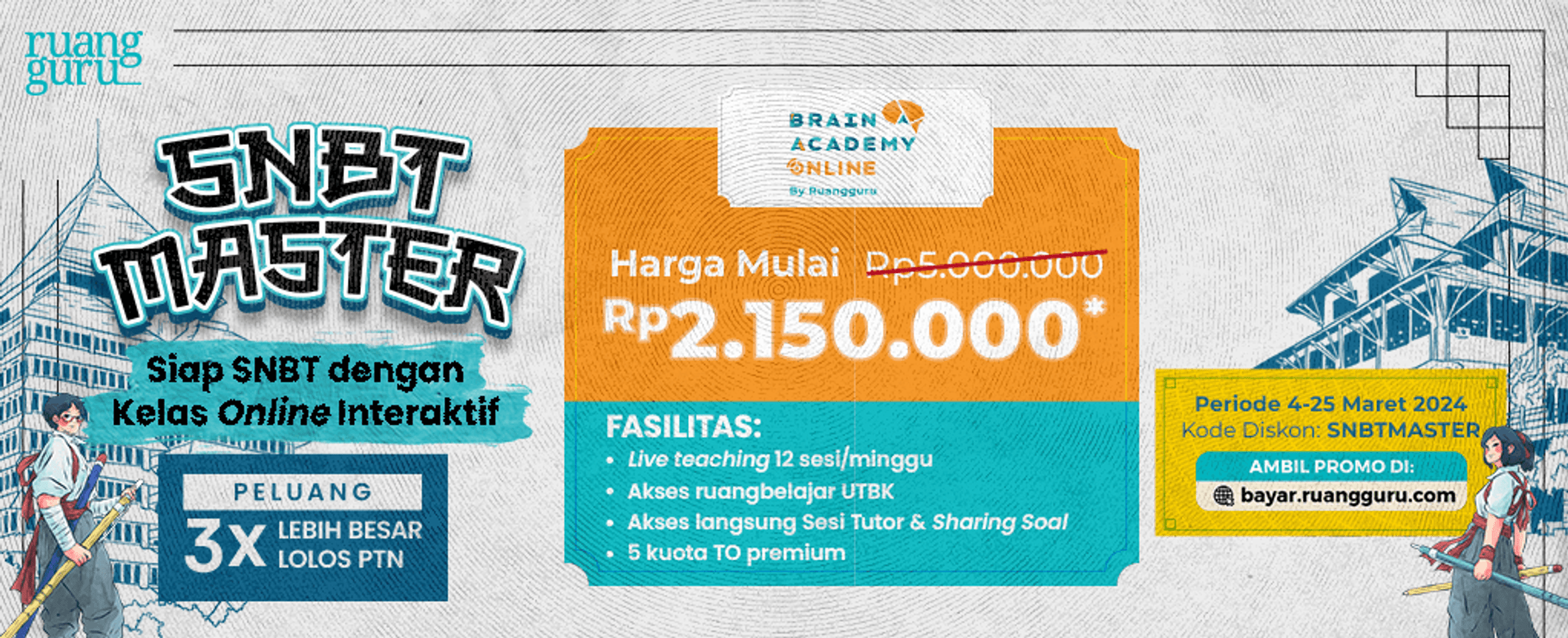 Siap SNBT dengan Kelas Online Interaktif