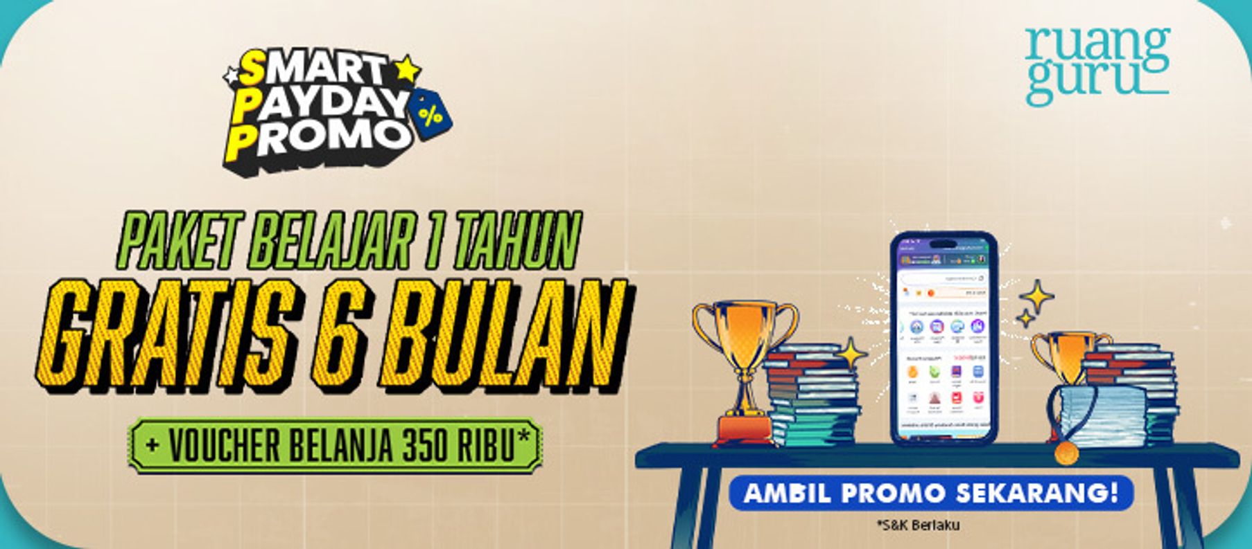 Promo Ruangguru Terbaru & Terlengkap, Diskon Up To 78%!