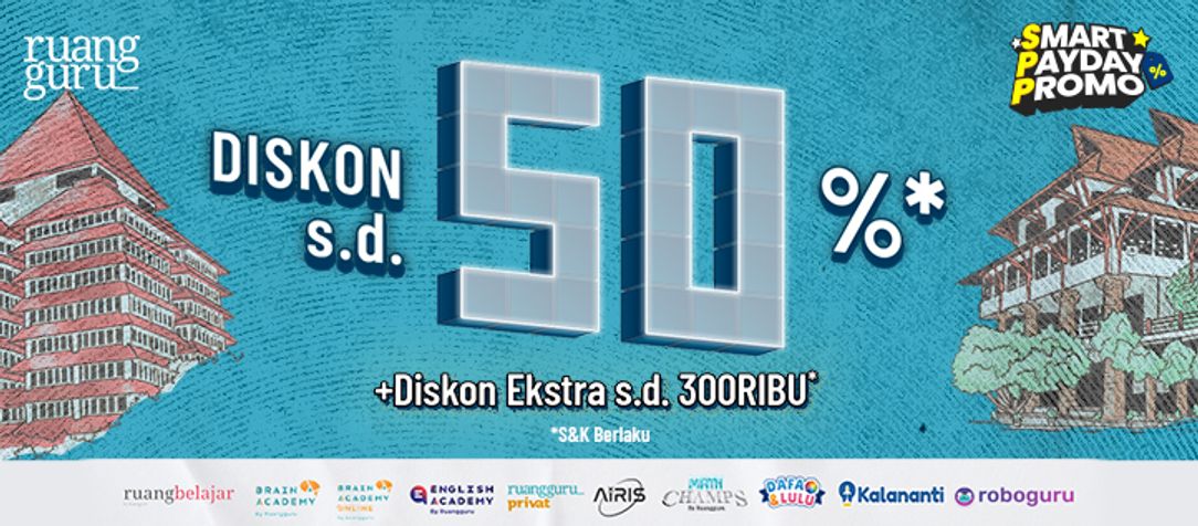 Promo Ruangguru Terbaru & Terlengkap, Diskon Up To 78%!