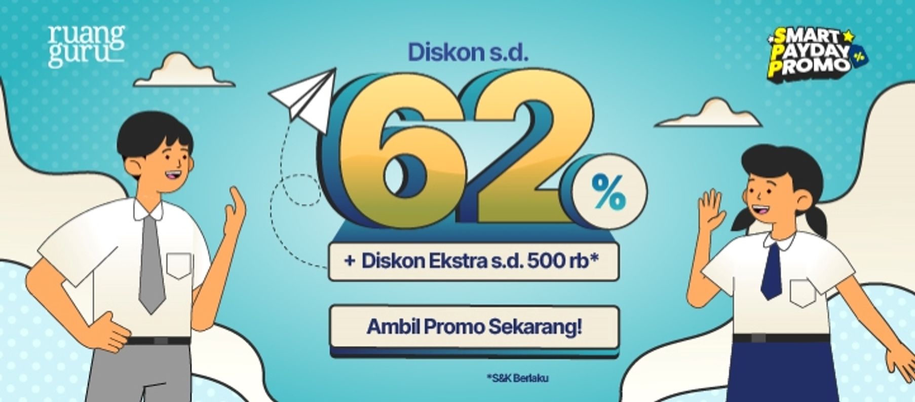 Promo Ruangguru Terbaru & Terlengkap, Diskon Up To 78%!