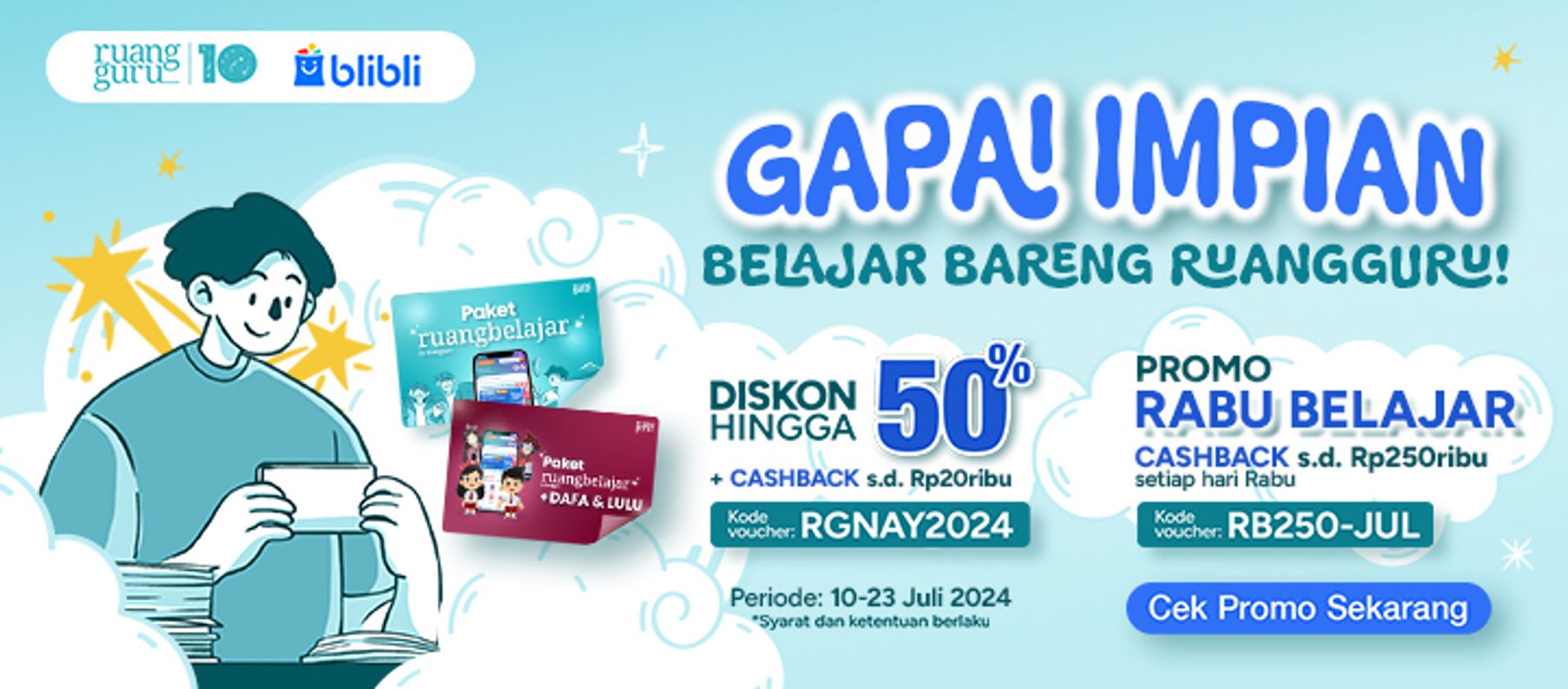 Promo Ruangguru Terbaru & Terlengkap, Diskon Up To 78%!