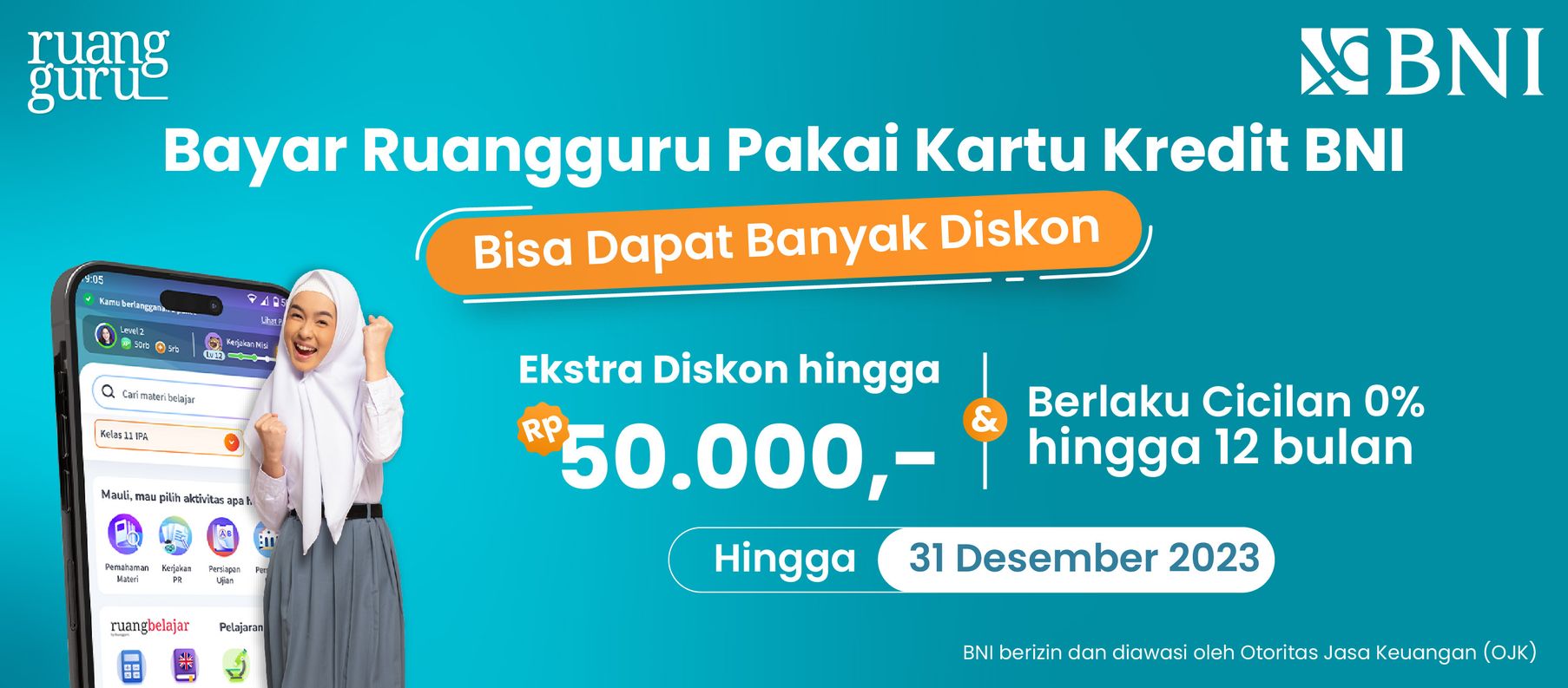 Promo Ruangguru Terbaru & Terlengkap, Diskon Up To 78%!