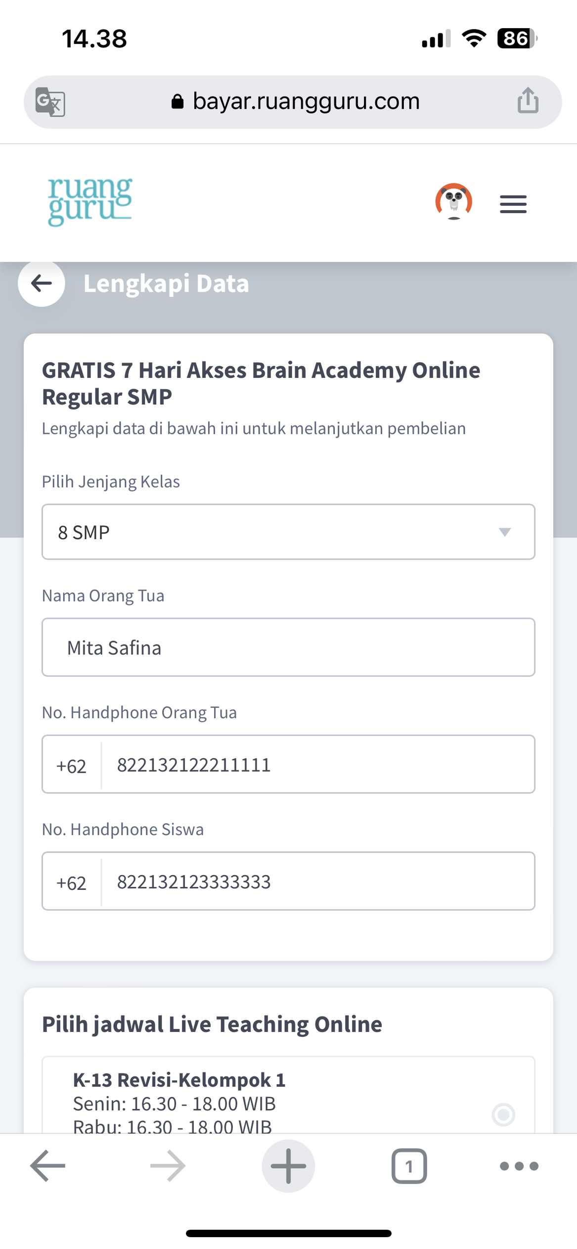 VOUCHER RUANGGURU X OKKY