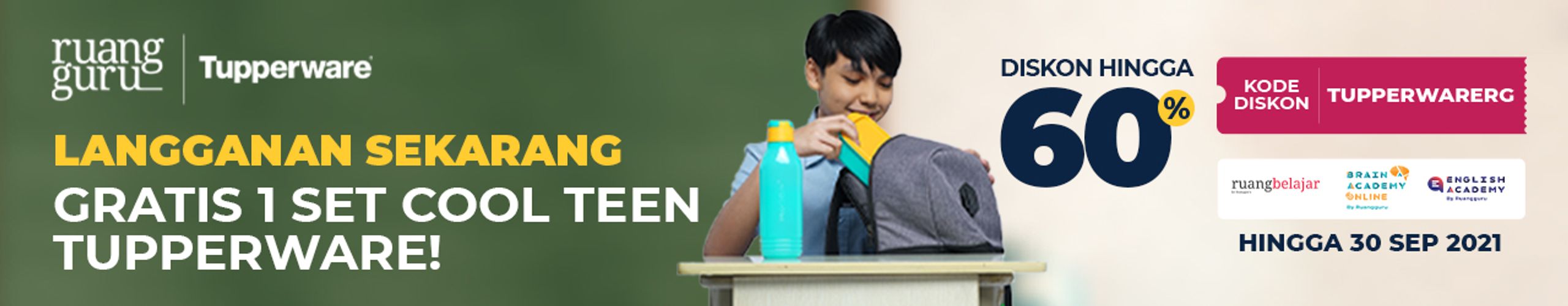 Promo Ruangguru Terbaru & Terlengkap, Diskon Up To 60%!