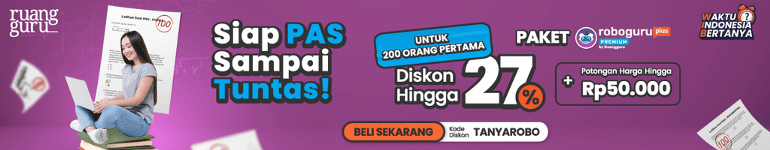 BOOM SALE! Promo Diskon hingga 27% + Potongan Tambahan hingga Rp50.000,-