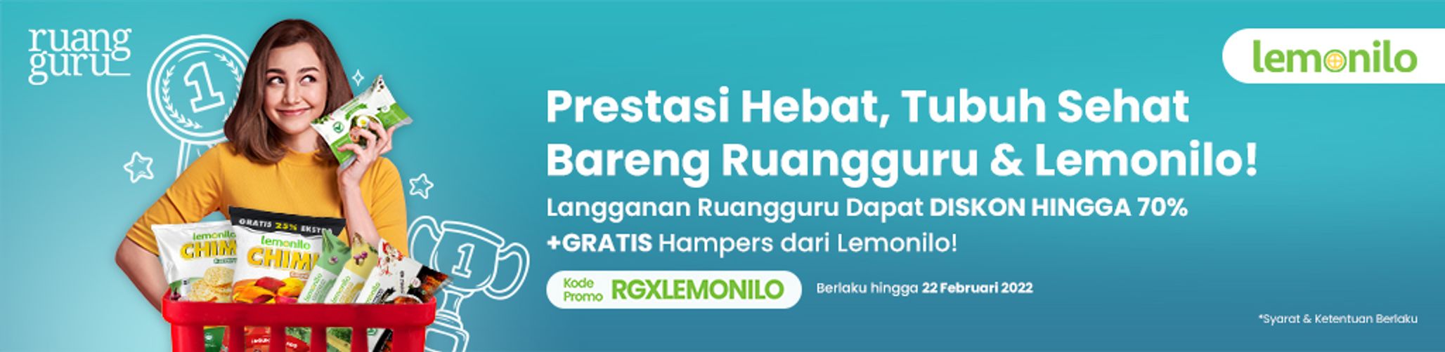 Bayar Produk Ruangguru di Alfamart, Dapatkan 1 Mie Goreng Lemonilo
