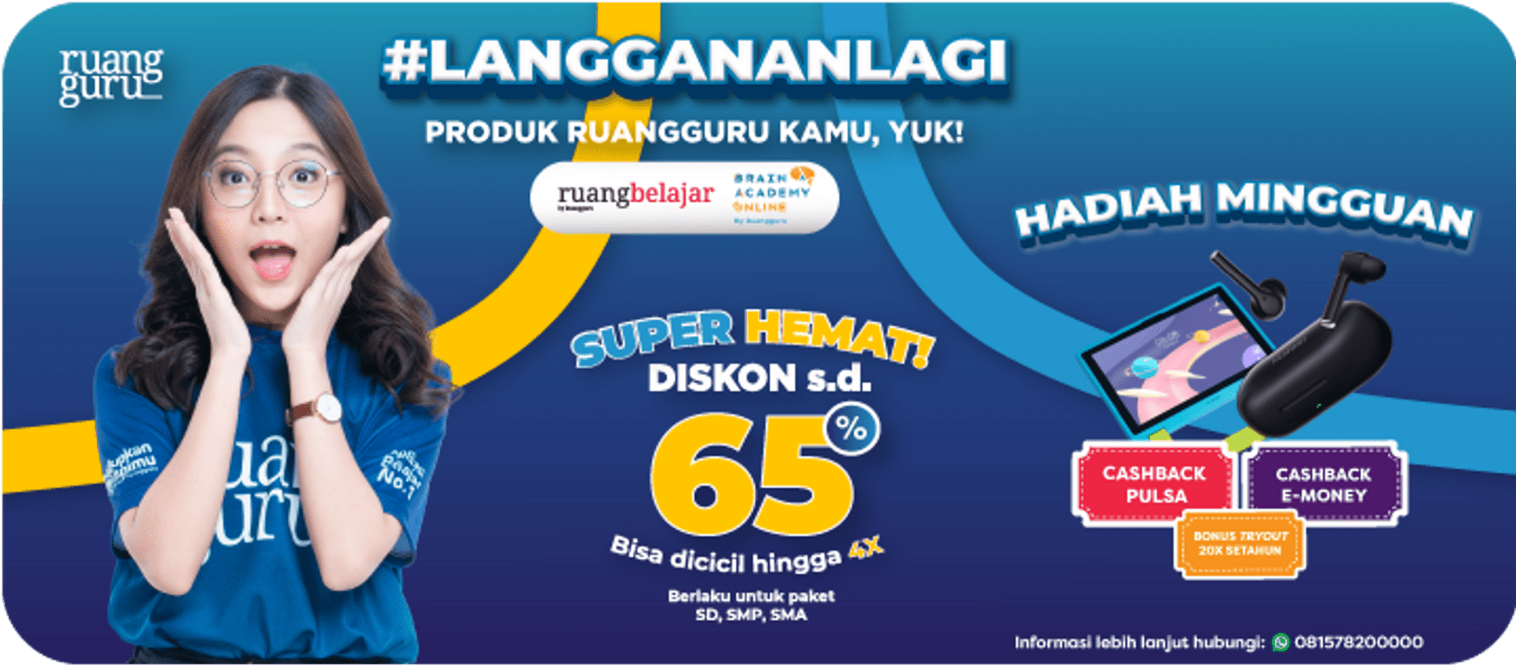 Promo Spesial! Nikmati Diskon Sampai 65%