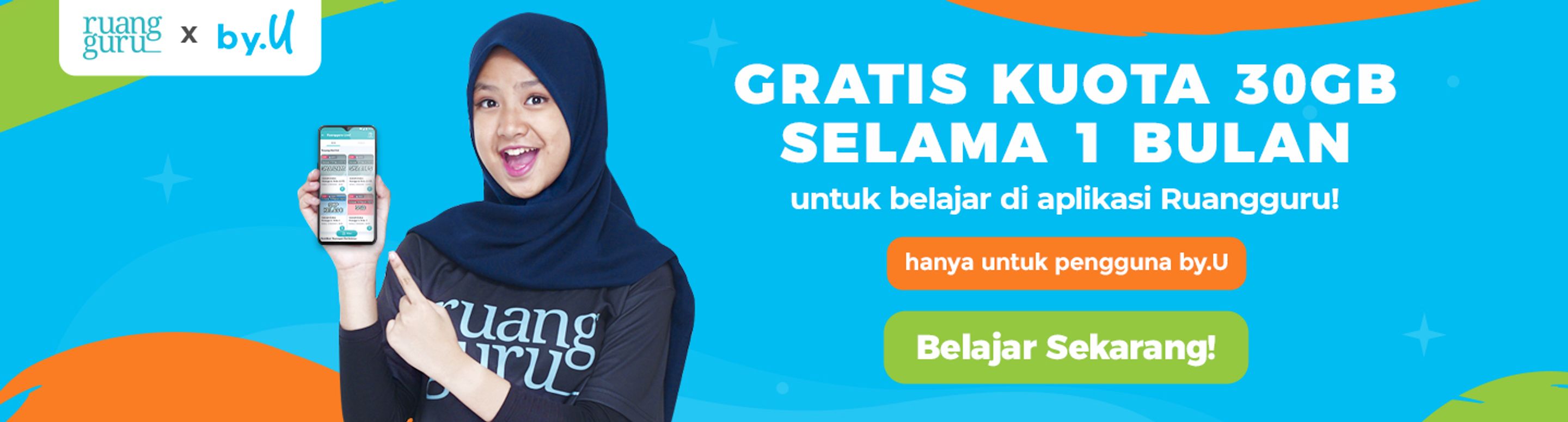 Voucher Ruangguru by.U